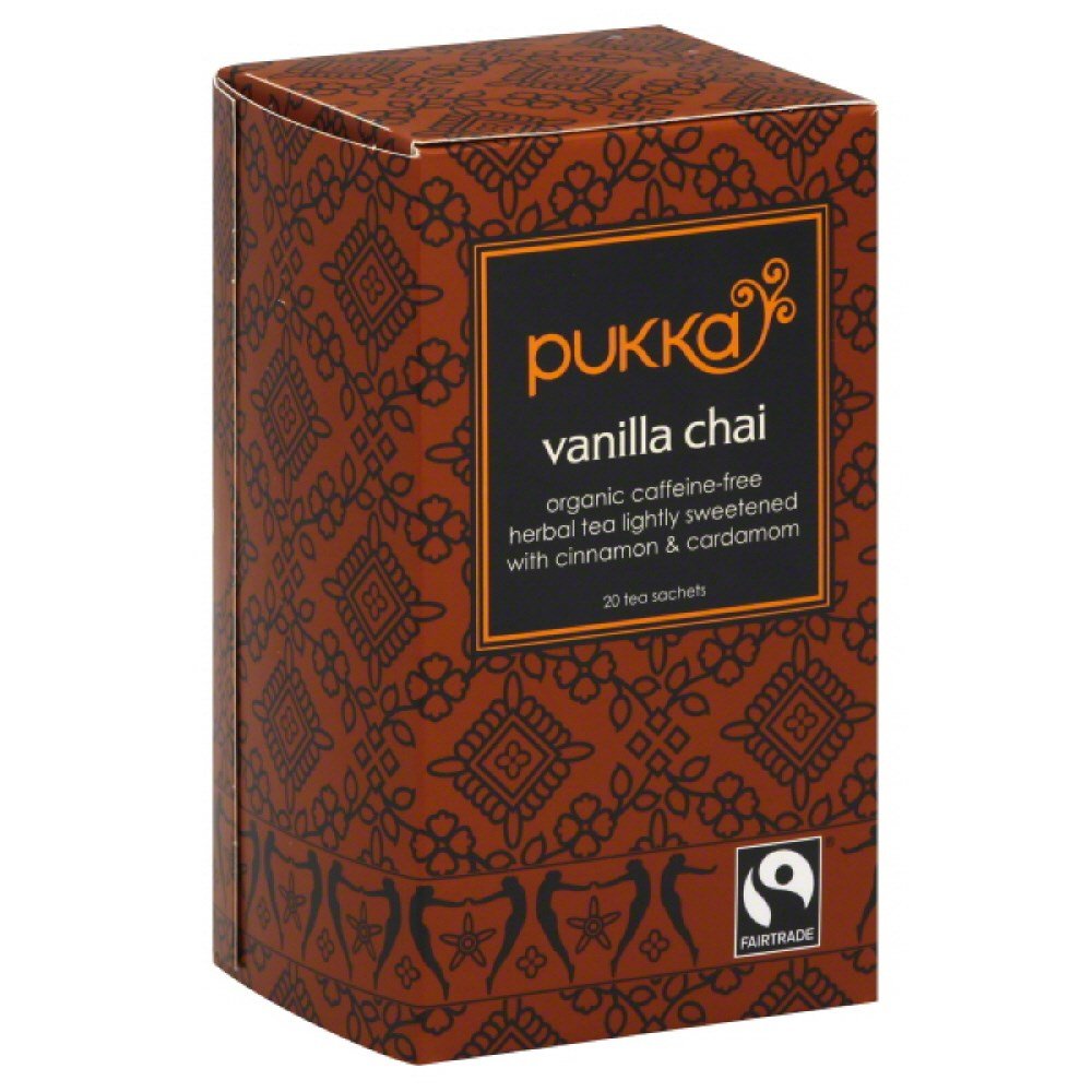 Pukka herbal vanilla chai tea bags