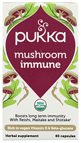 Pukka mushroom supplements for immunity