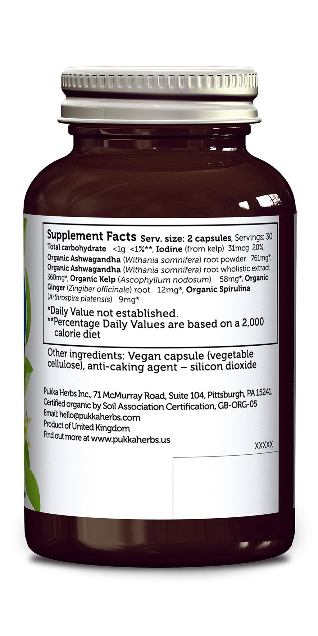 Pukka organic ashwagandha for vitality