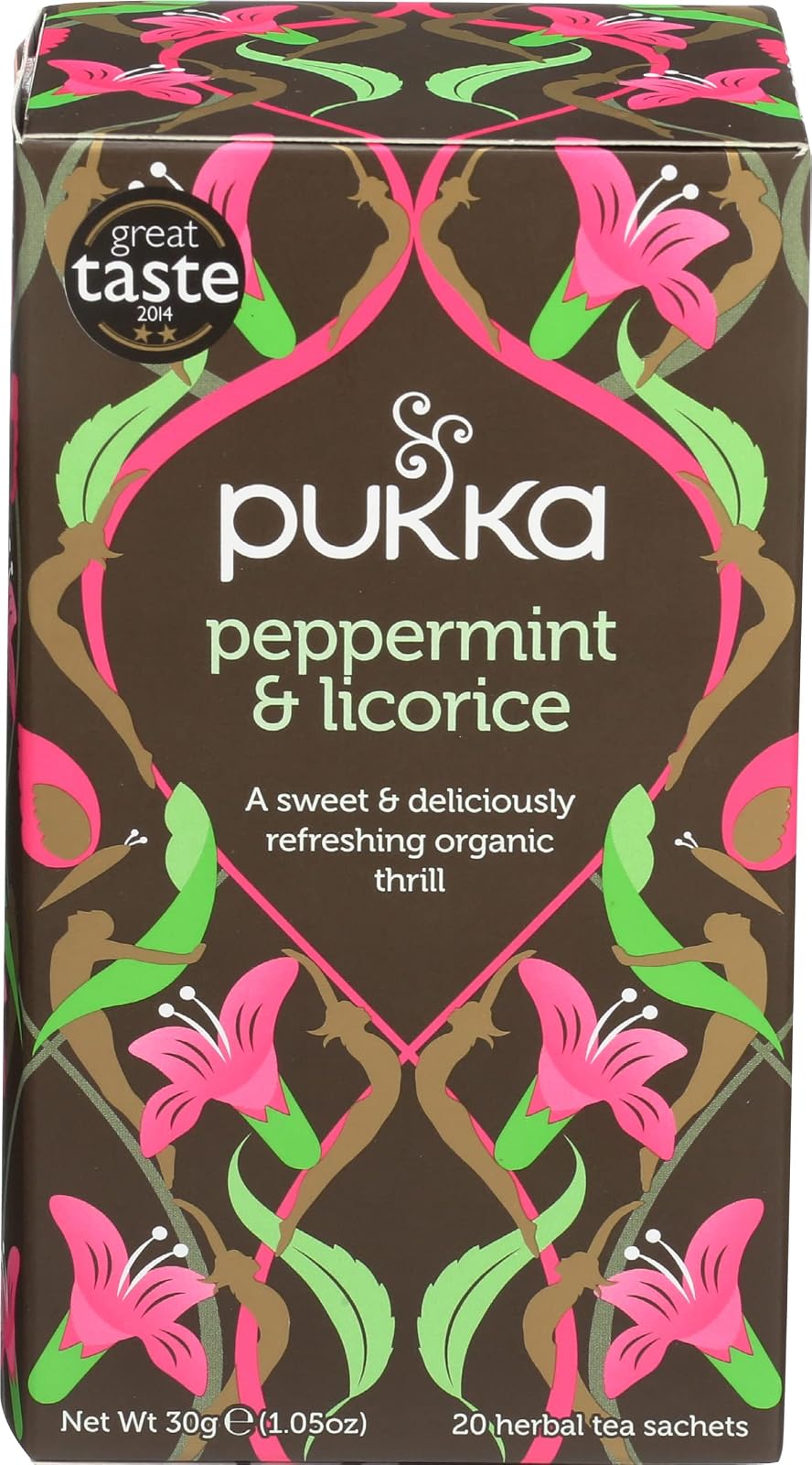 Pukka peppermint herbal tea bags