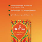 Pukka Three Ginger tea for comfort