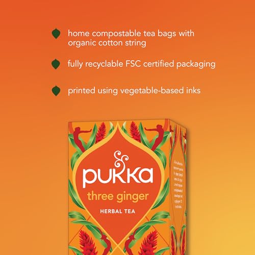 Pukka Three Ginger tea for comfort