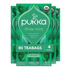 Pukka Three Mint herbal tea bags