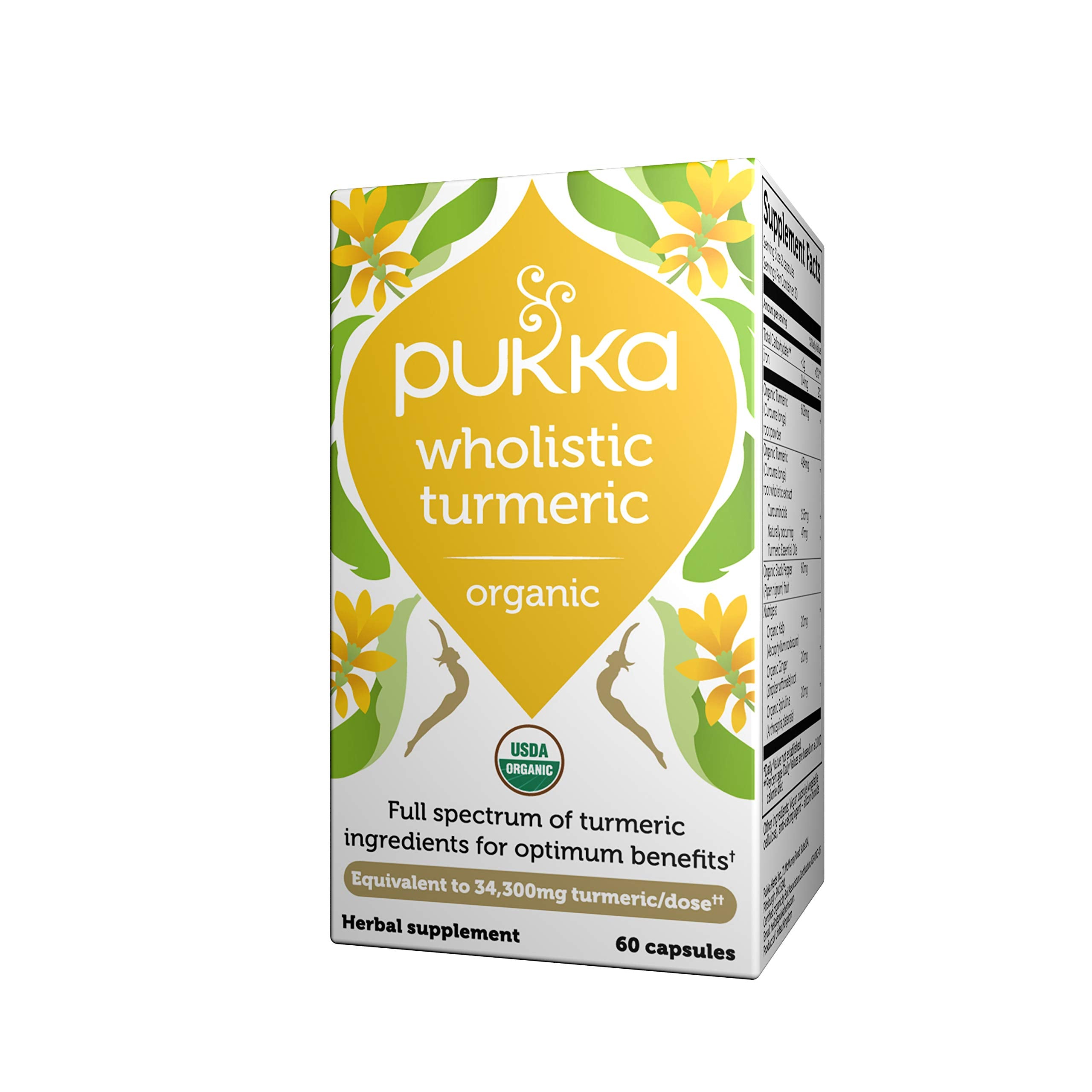 Pukka turmeric capsules for wellness