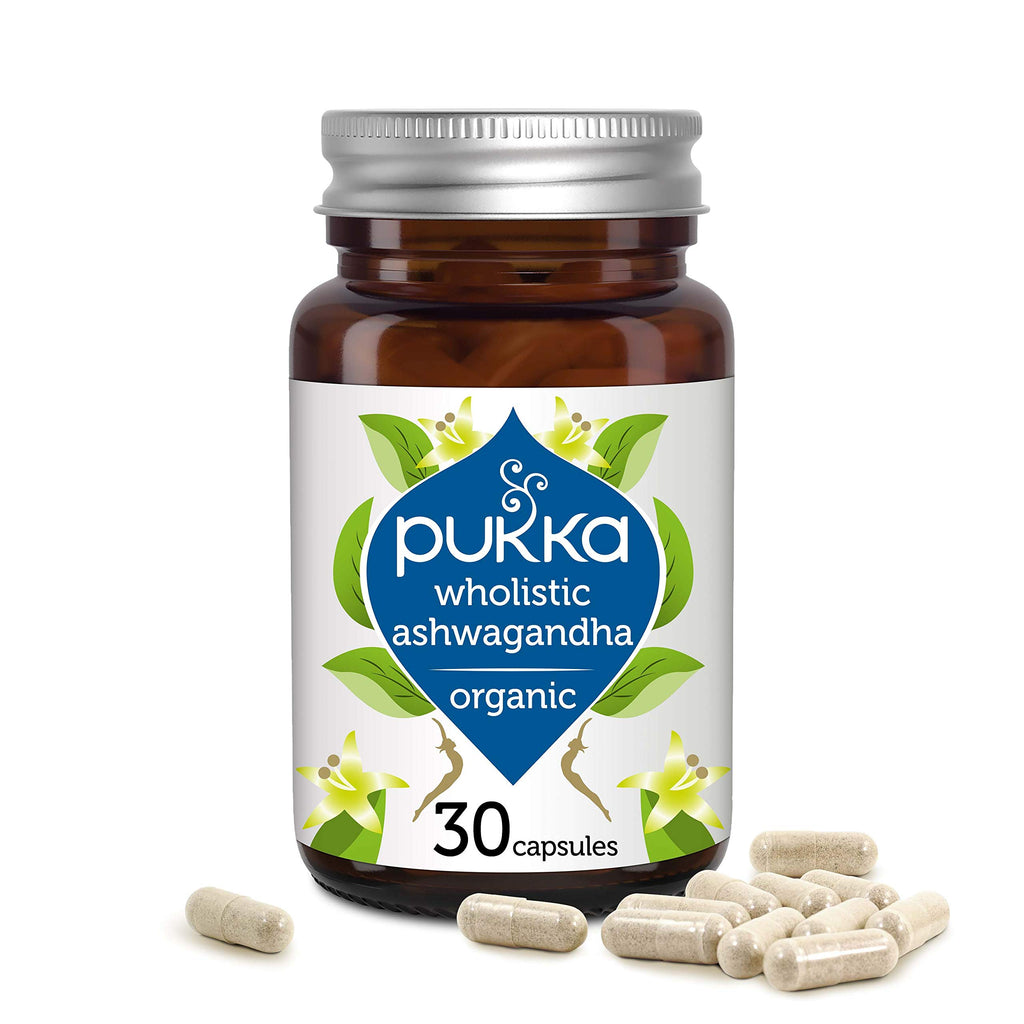 Pukka Wholistic Ashwagandha stress relief capsules