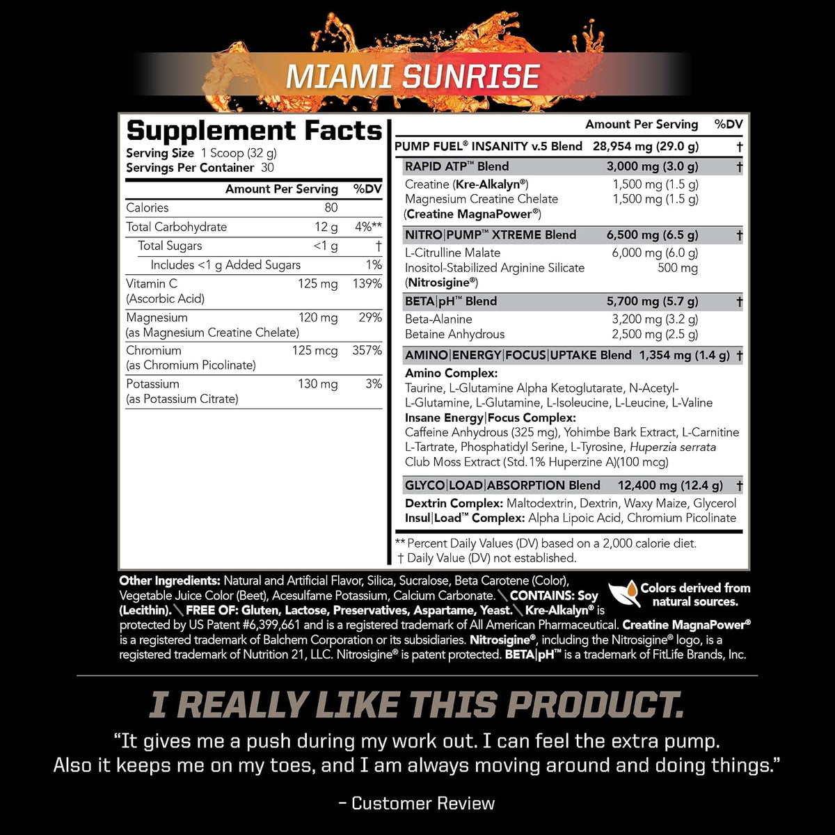 Pump Fuel Ultra Insanity for intense workouts
