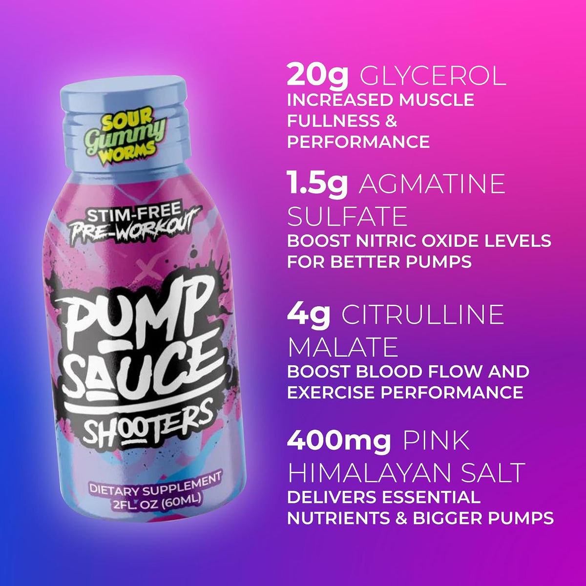 Pump Sauce 2 oz energy boost