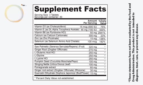 pumpkin seed and saw palmetto combination