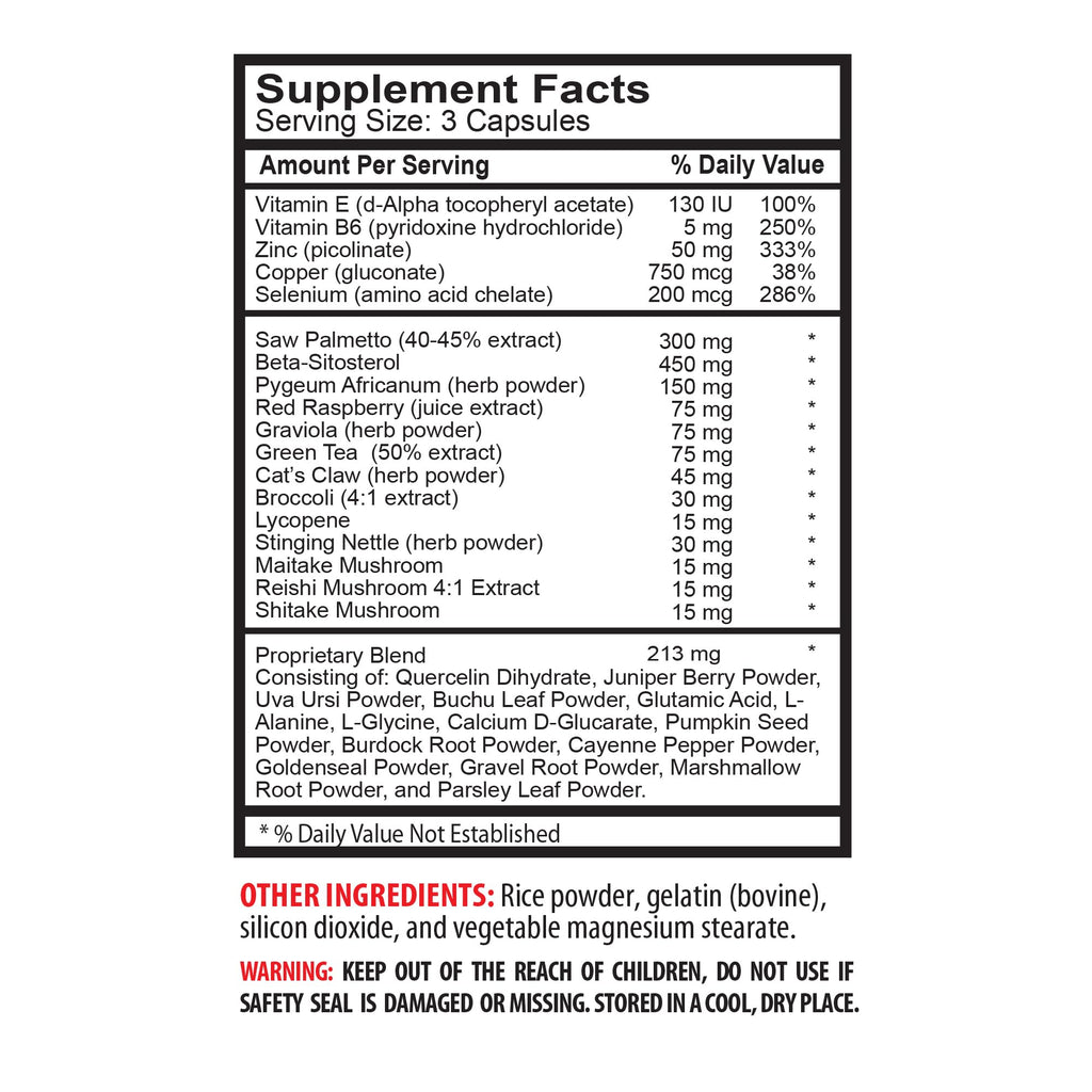pumpkin seed and saw palmetto combo