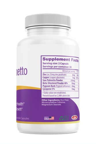 pumpkin seed and saw palmetto for vitality