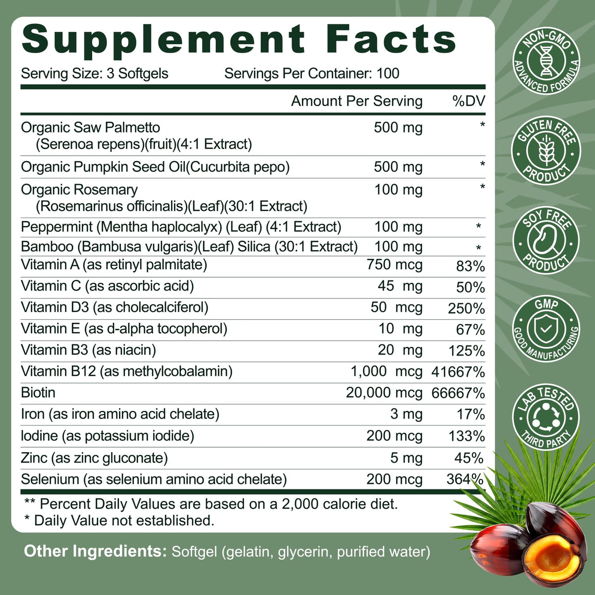 Pumpkin seed oil benefits for men