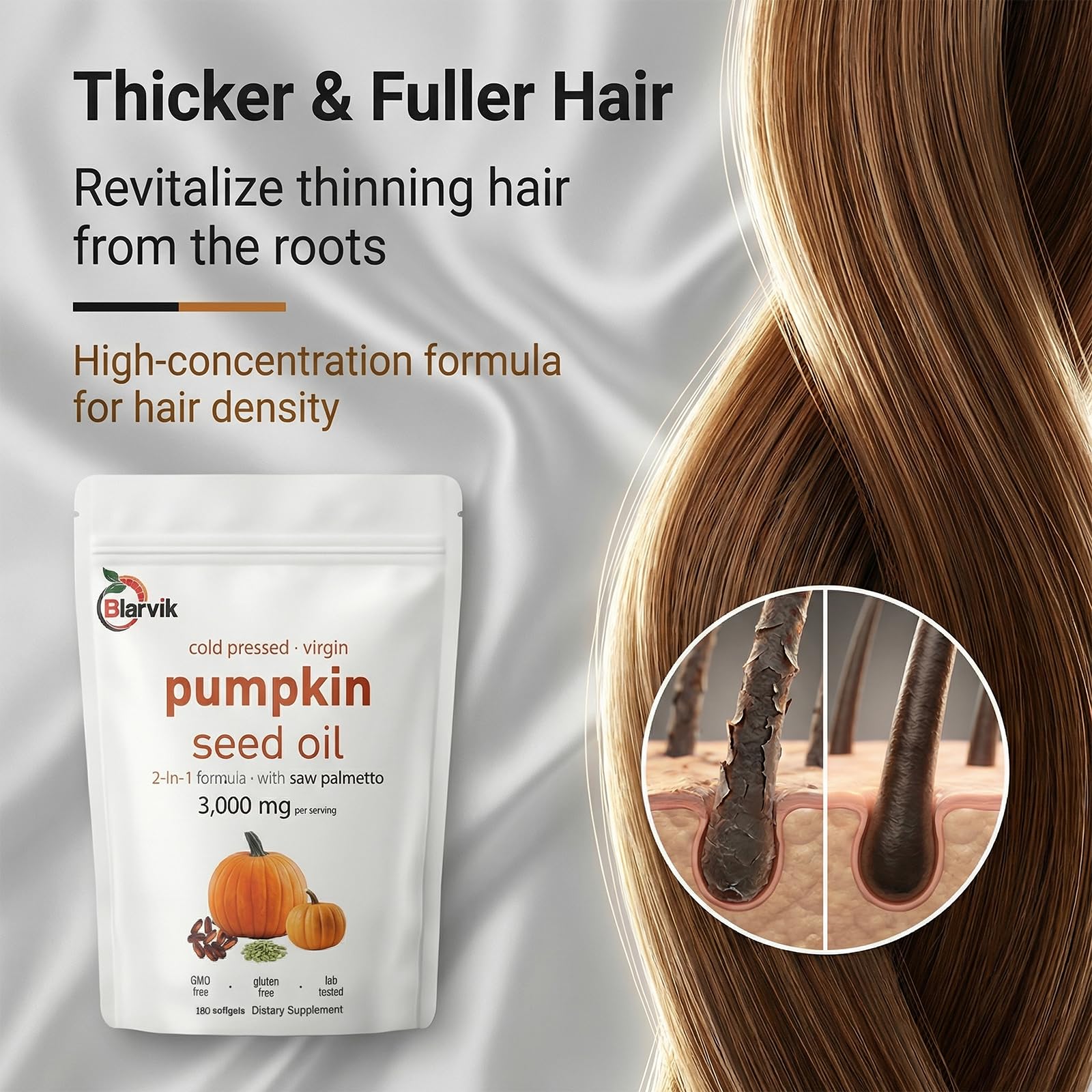 Pumpkin seed oil dietary supplement