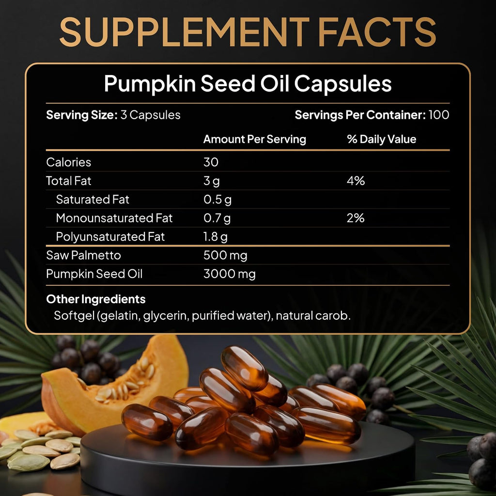 Pumpkin seed oil for hair health