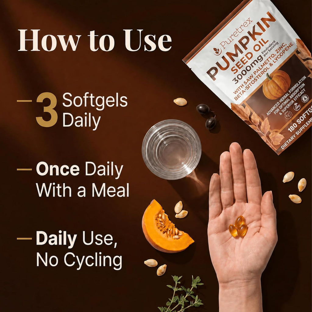 Pumpkin seed oil for hormonal balance