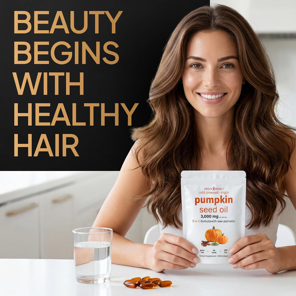Pumpkin seed oil for hormone balance