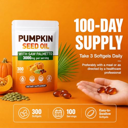 Pumpkin seed oil for overall wellness