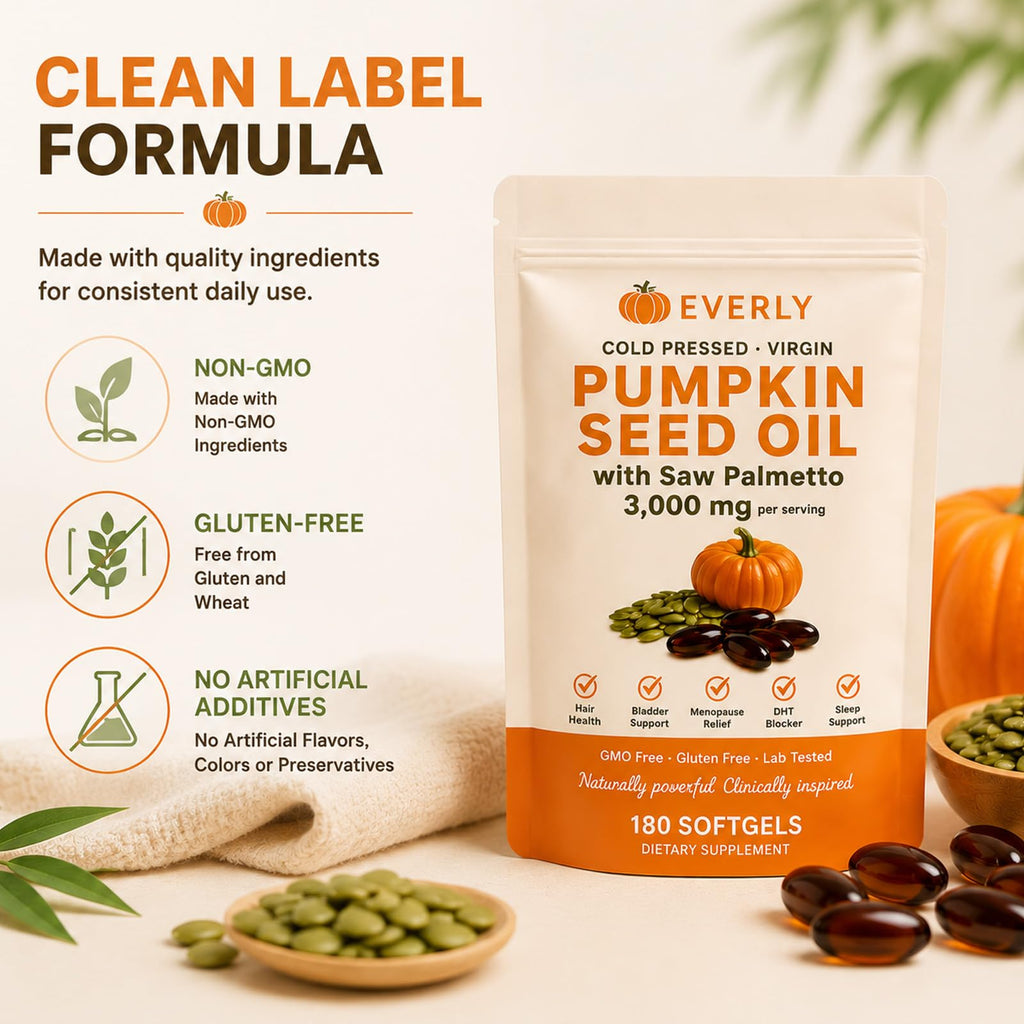 Pumpkin seed oil for overall wellness
