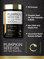Pumpkin seed oil for prostate health
