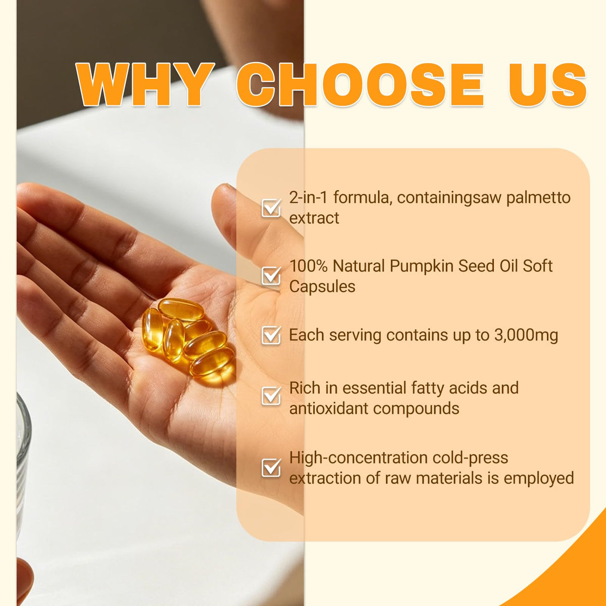Pumpkin seed oil for prostate health