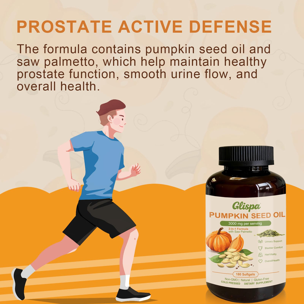 Pumpkin seed oil for prostate health