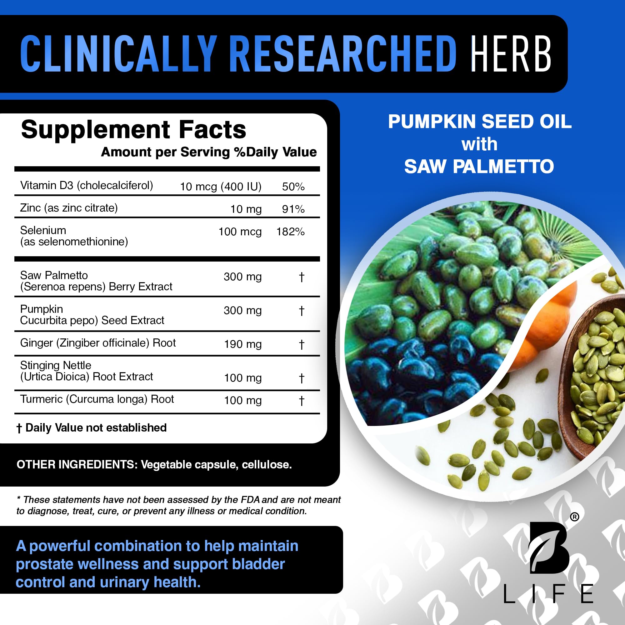 pumpkin seed oil for prostate health