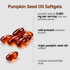 Pumpkin seed oil for prostate health