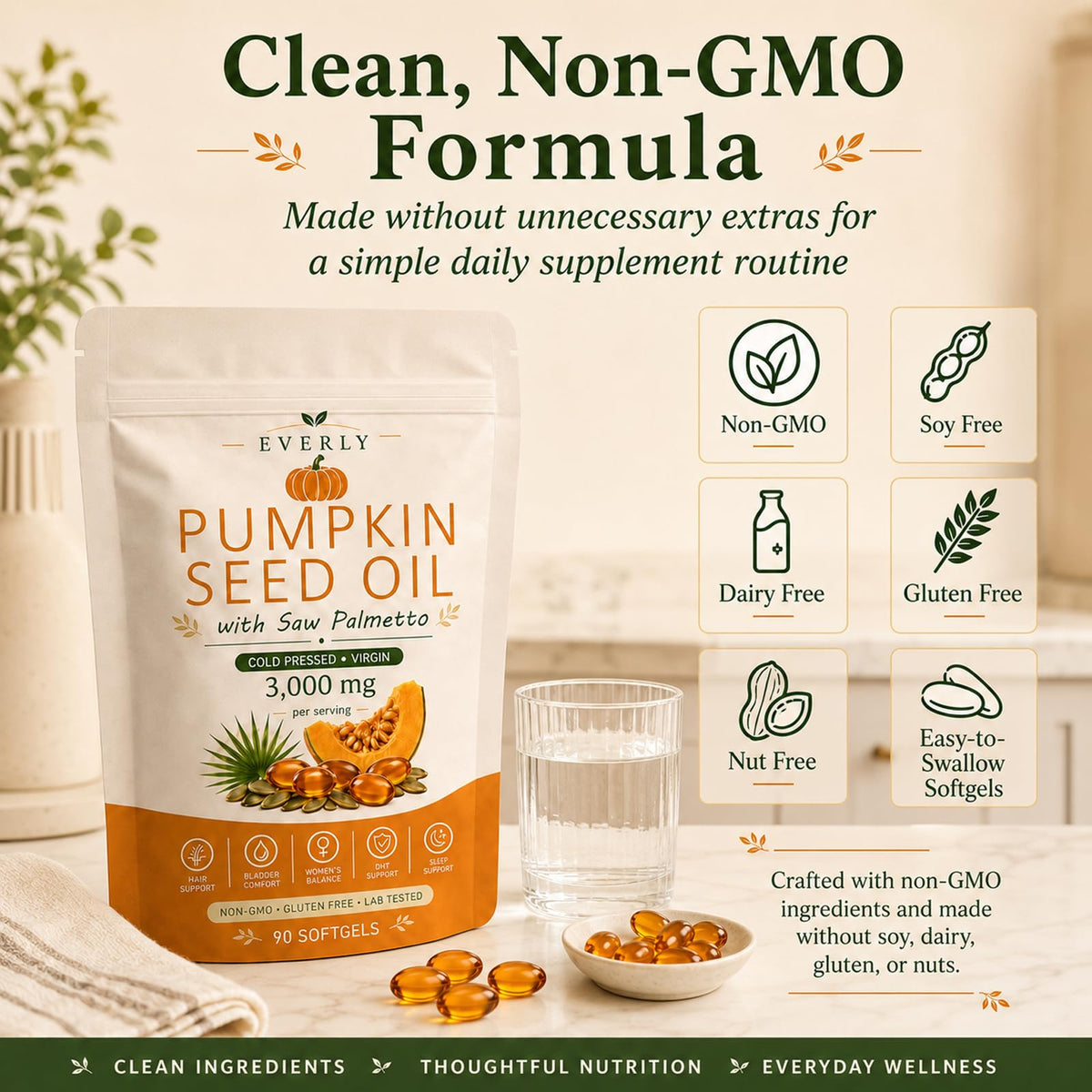Pumpkin seed oil for prostate health