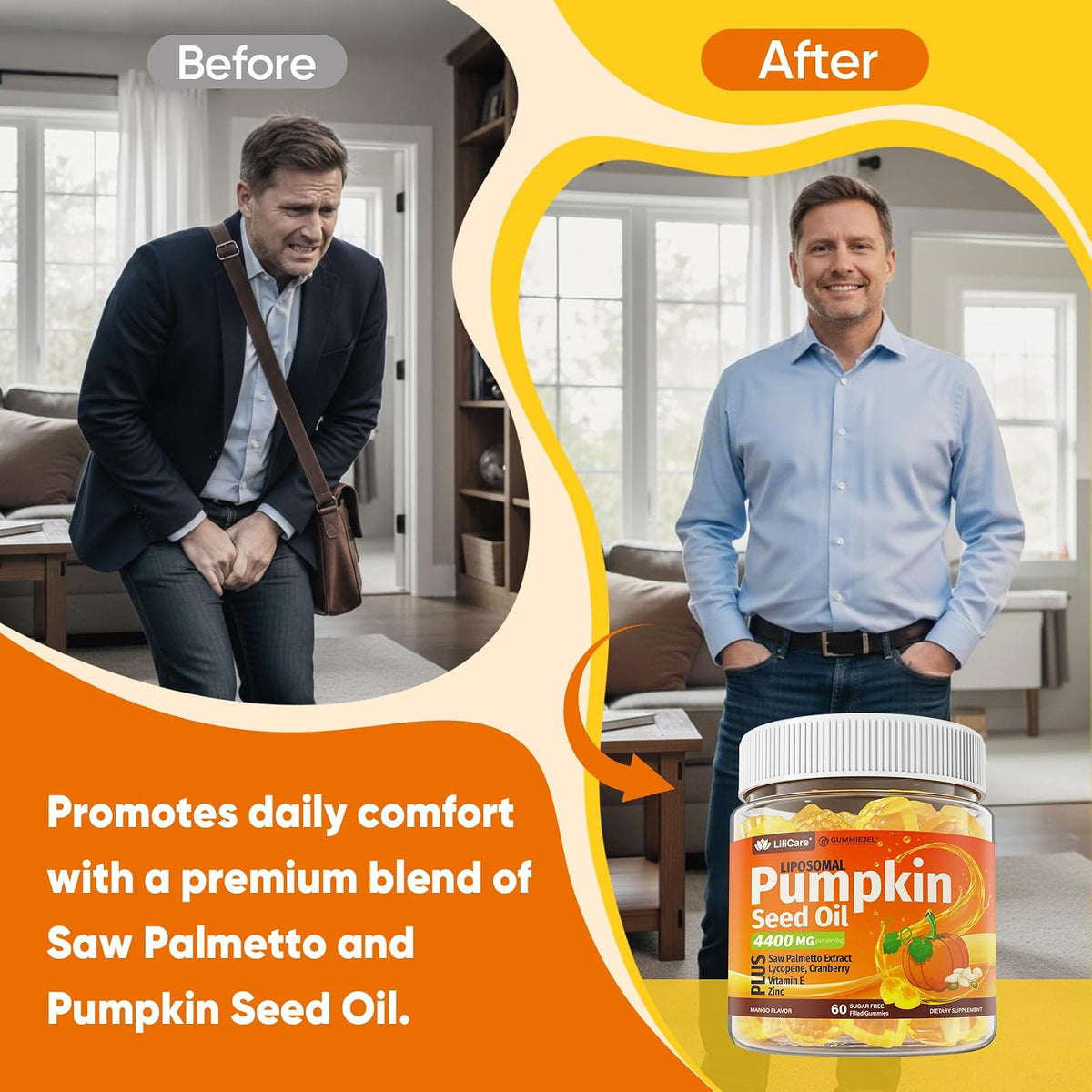 Pumpkin seed oil for prostate health