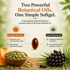 Pumpkin seed oil for prostate support