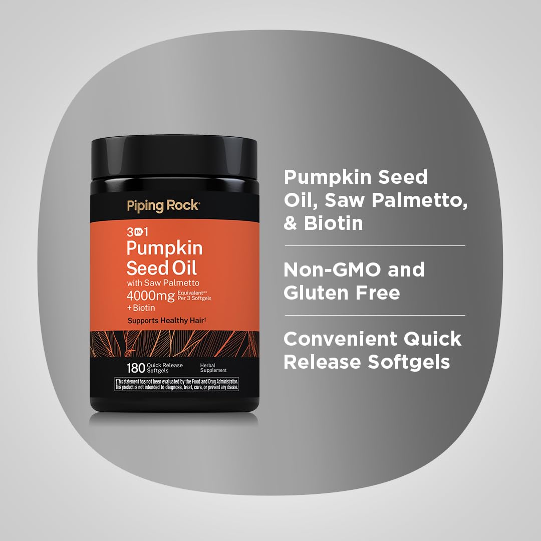 Pumpkin seed oil for prostate support