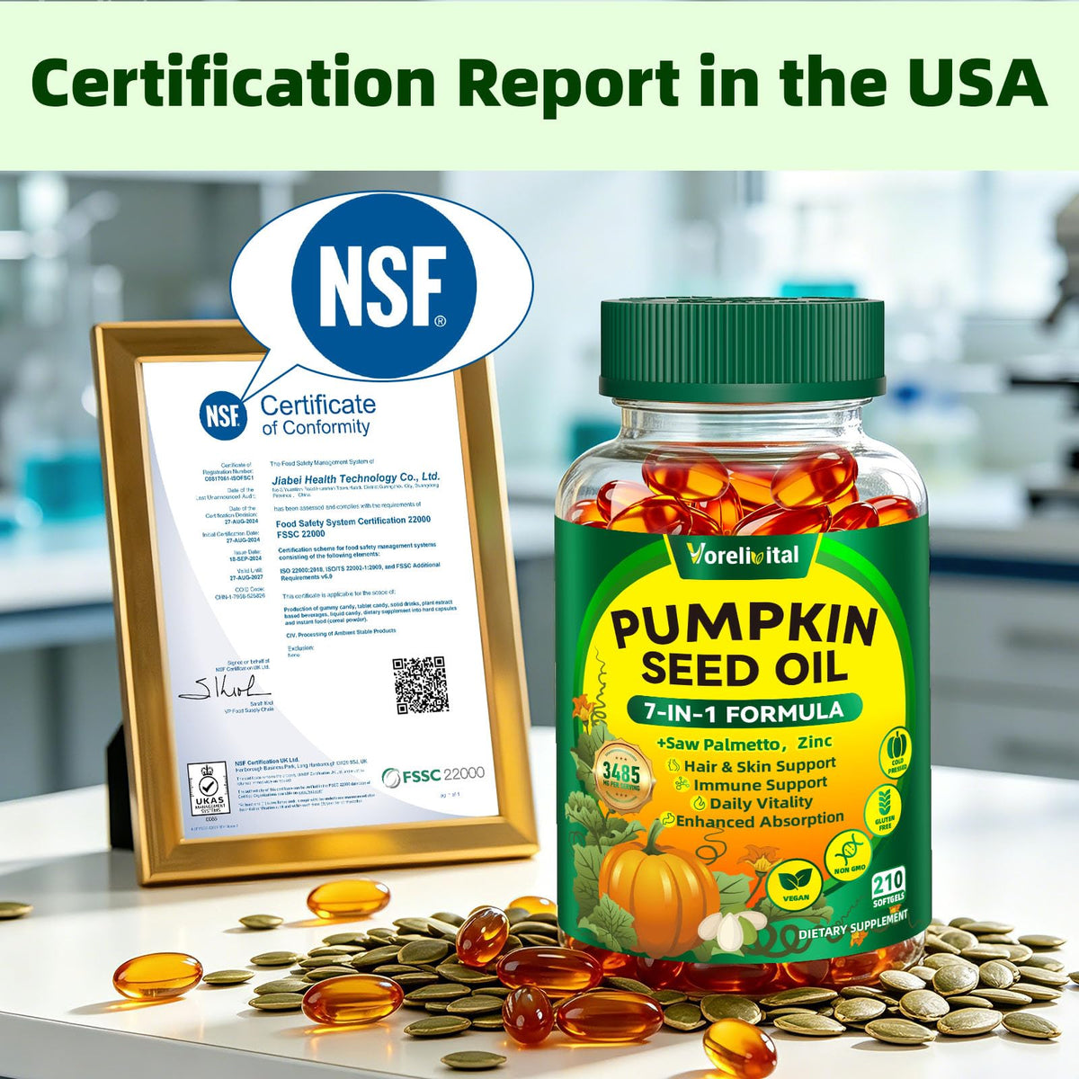 Pumpkin seed oil for wellness