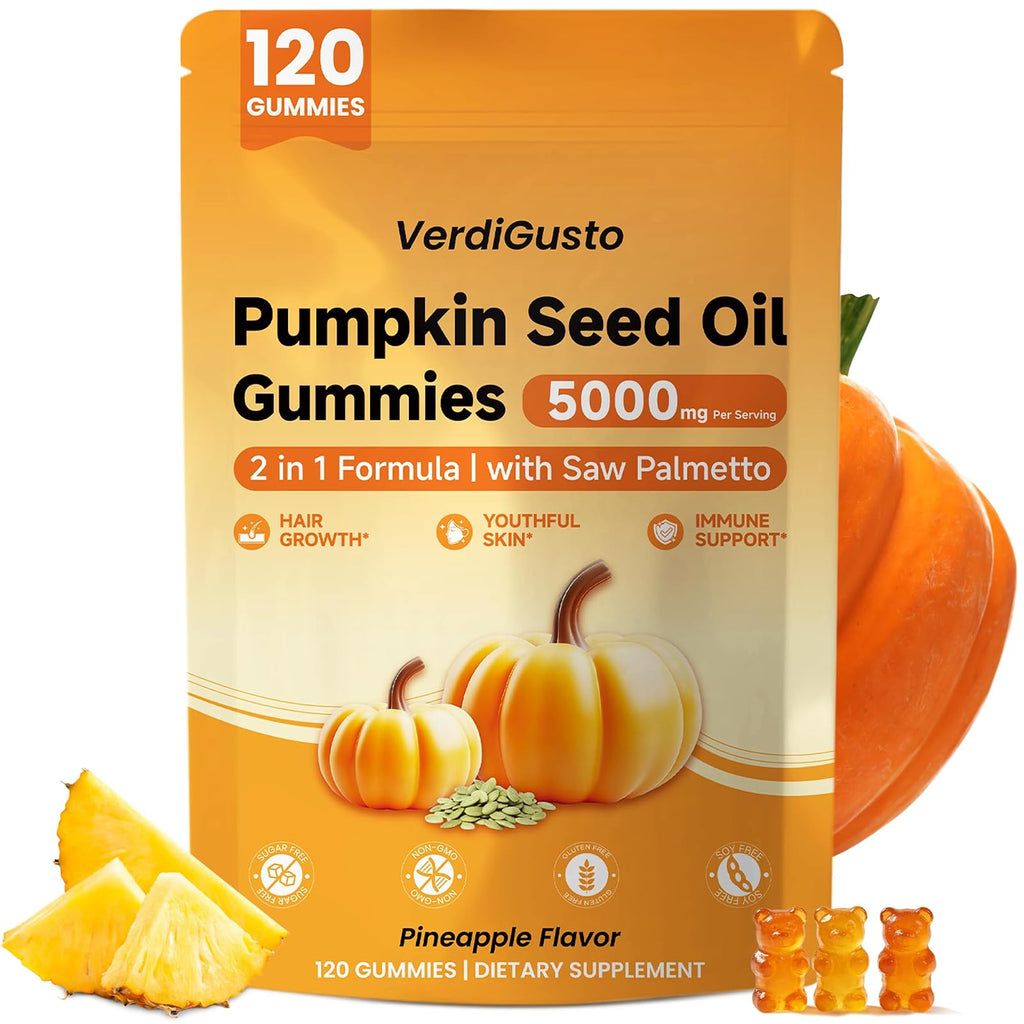 pumpkin seed oil gummies for hair health