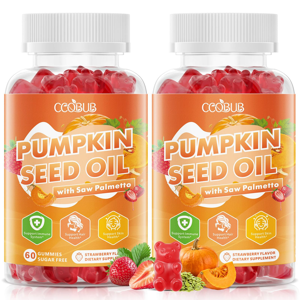Pumpkin seed oil gummies for hair health