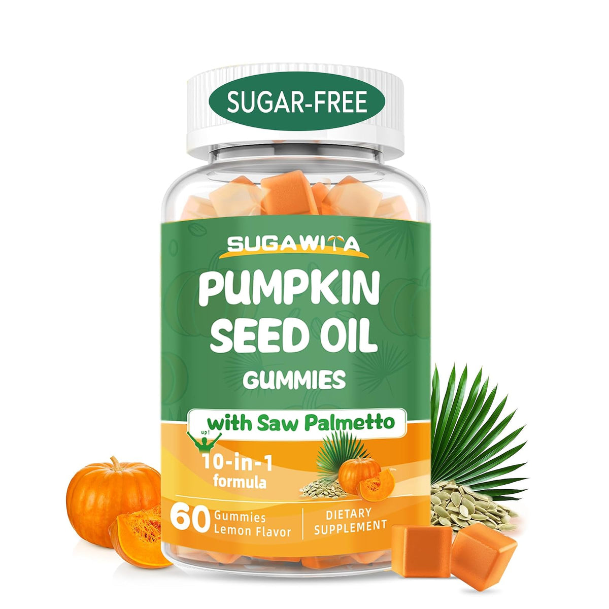 Pumpkin seed oil gummies for hair health