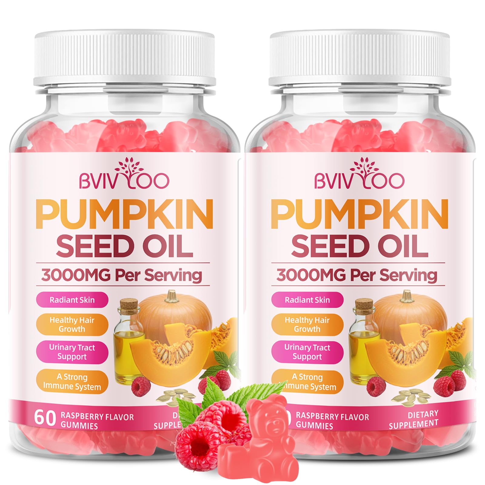 Pumpkin seed oil gummies for hair health