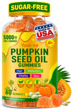 Pumpkin seed oil gummies for hair health