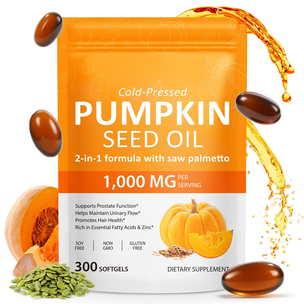 Pumpkin seed oil multivitamin capsules