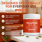 Pumpkin seed oil softgels 1000 mg