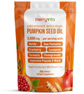 Pumpkin seed oil softgels for hair health