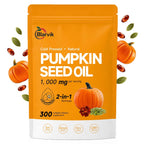 Pumpkin seed oil softgels for health