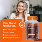 Pumpkin seed oil with saw palmetto