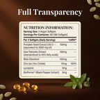 Pumpkin seed oil with saw palmetto
