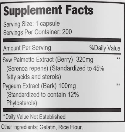 pumpkin seed oil with saw palmetto