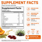 Pumpkin seed oil with saw palmetto