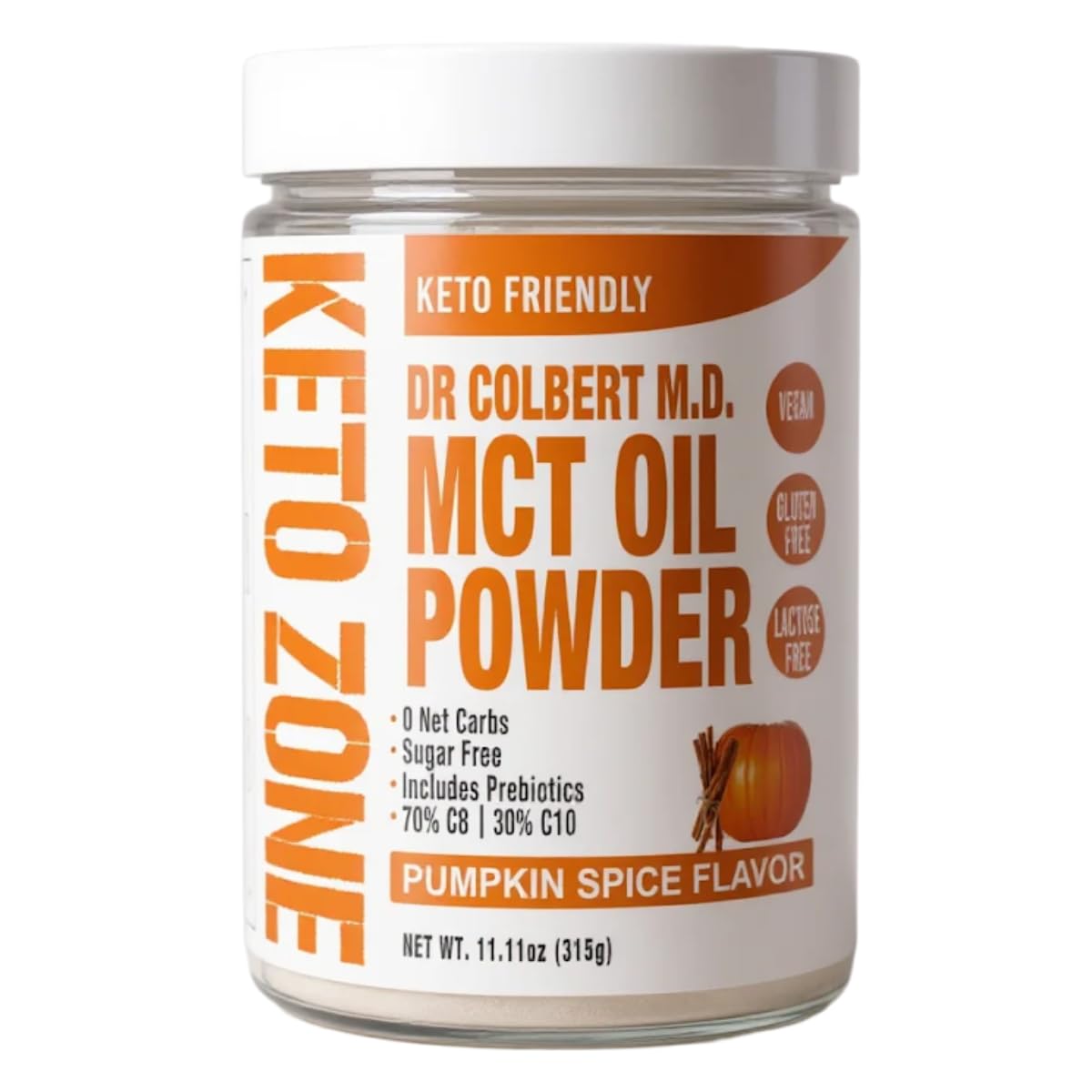 pumpkin spice mct oil powder