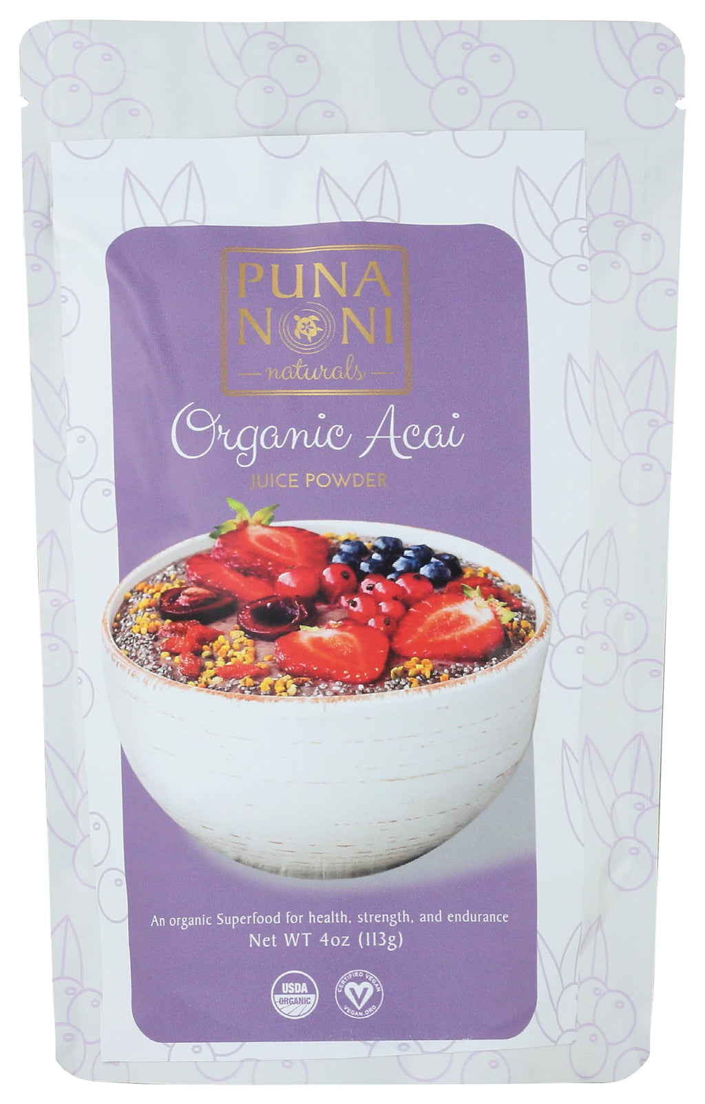 Puna Noni organic acai juice powder