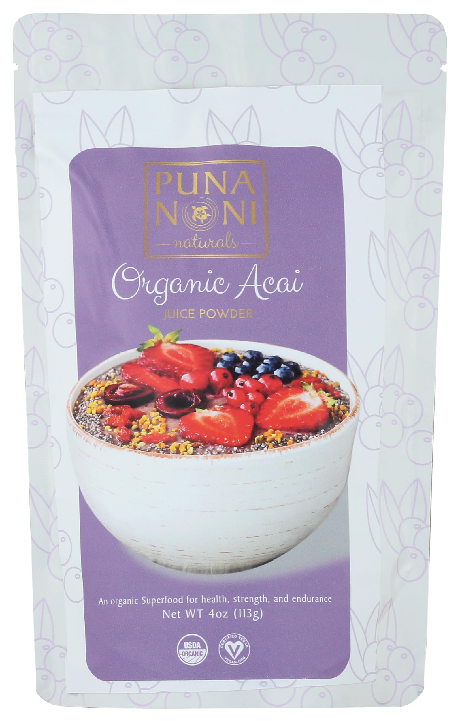 Puna Noni organic acai juice powder