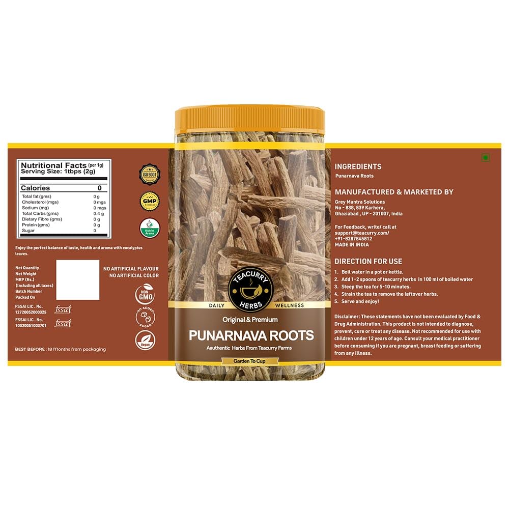 punarnava roots for herbal nutrition