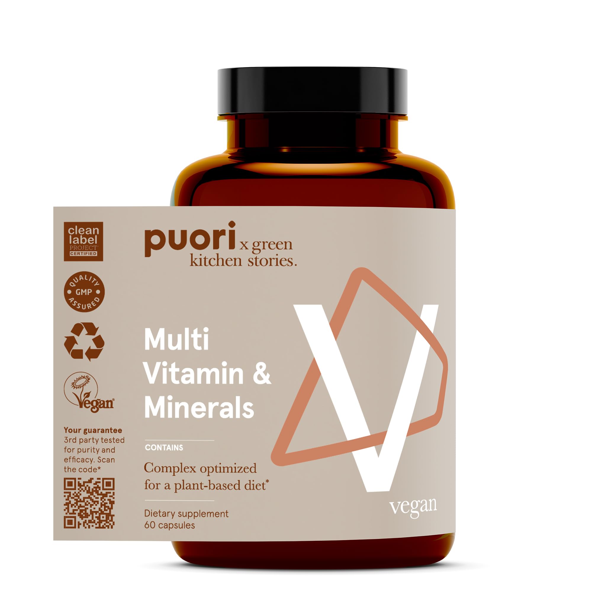 Puori vegan multivitamins for adults