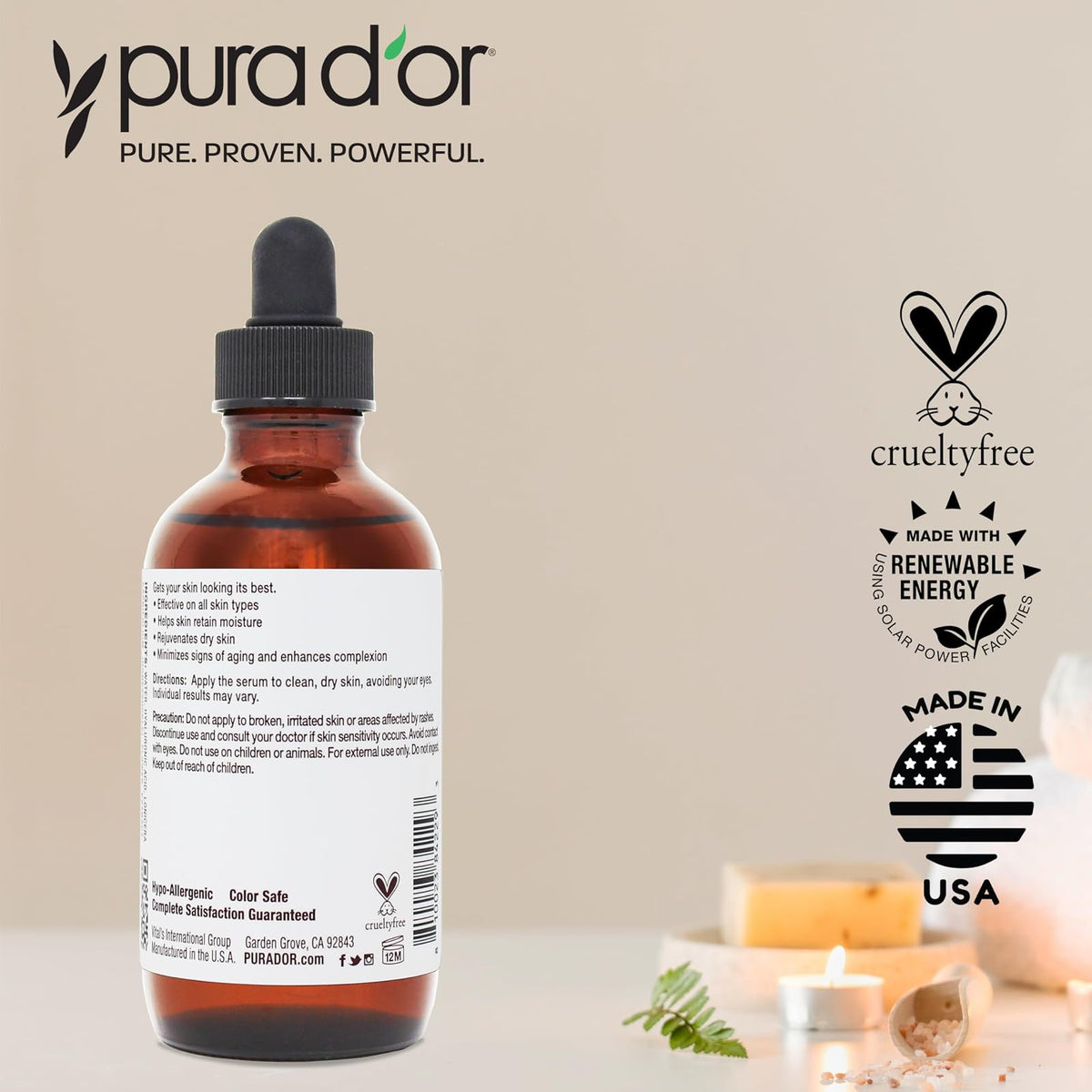 PURA D'OR hyaluronic acid for all skin types